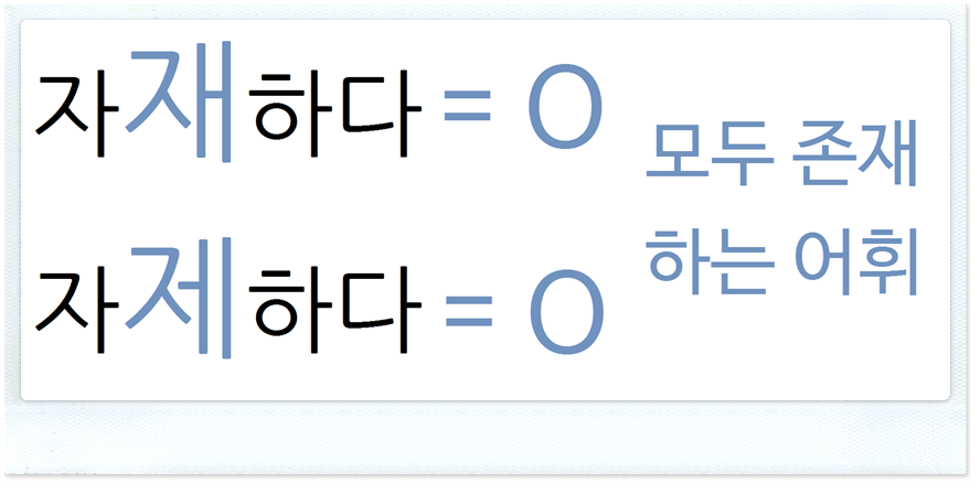 헷갈릴 수 있는 자재하다 자제하다 둘의차이 네이버 블로그